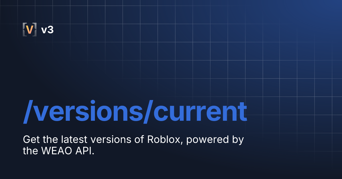 /versions/current | v3